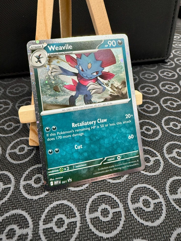 Weavile MEP 021 - Pokemon Mega Evolution - BLACK STAR PROMO - COSMOS ...