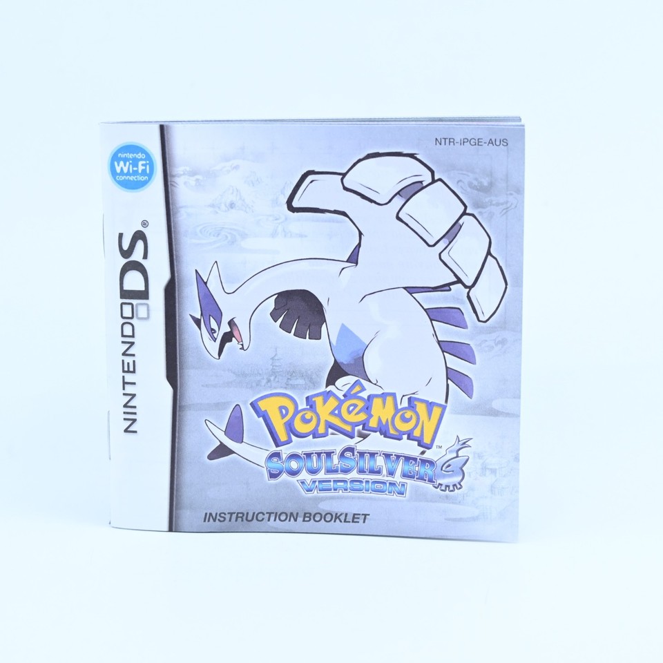 Pokemon SoulSilver Boxed + PokeWalker - Nintendo DS Game + Manual ...