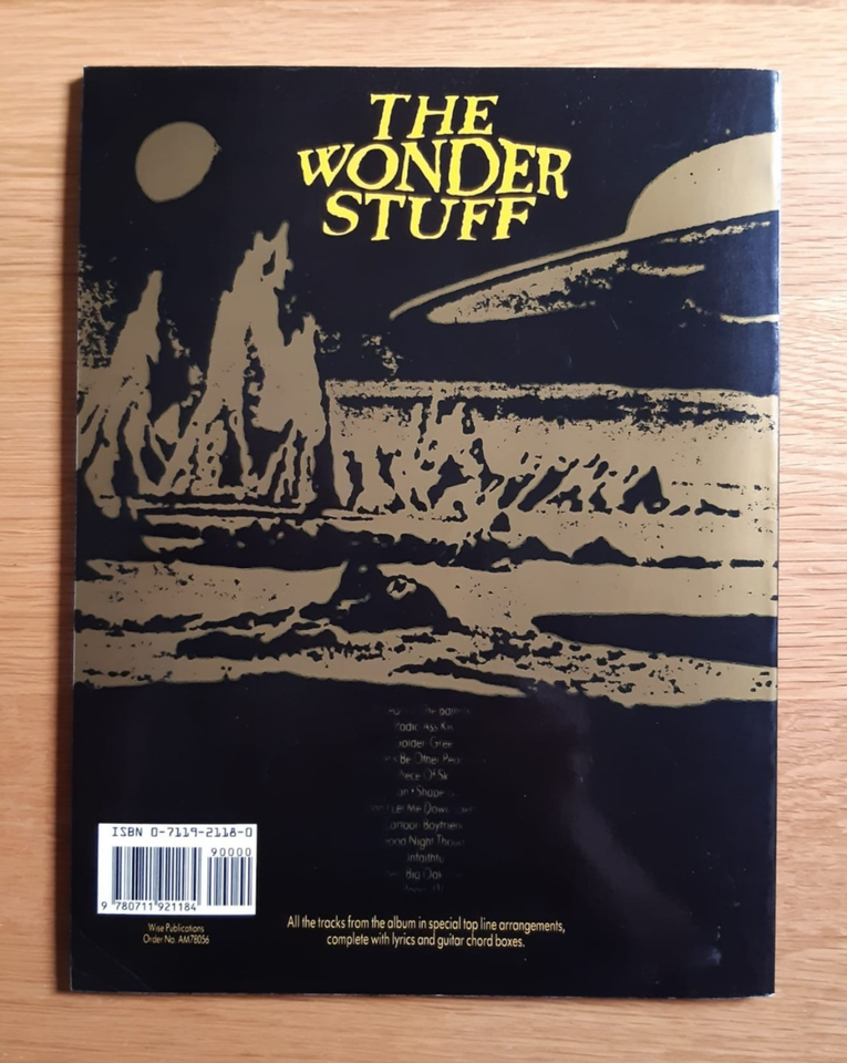 THE WONDER STUFF - "HUP" SHEET MUSIC BOOK WITH GUITAR CHORDS | eBay UK