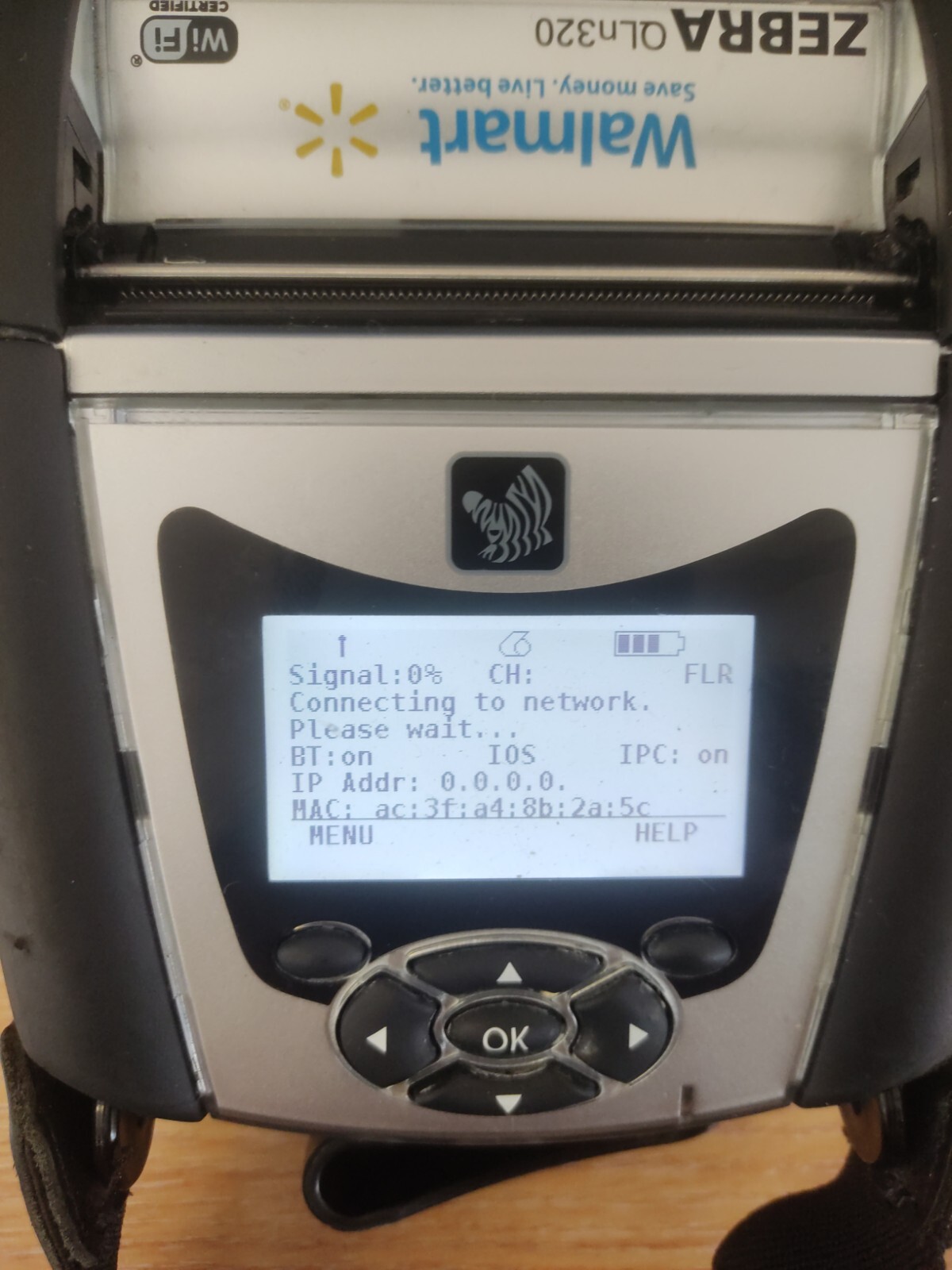 Zebra QLn320 Direct Thermal Label Printer with Wifi QN3-AUGAEE11-00 no ...