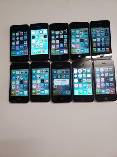 Lot of 10 Apple iPhone 4S A1387 16GB Black ( AT&T/ Verizon/Sprint ) | eBay