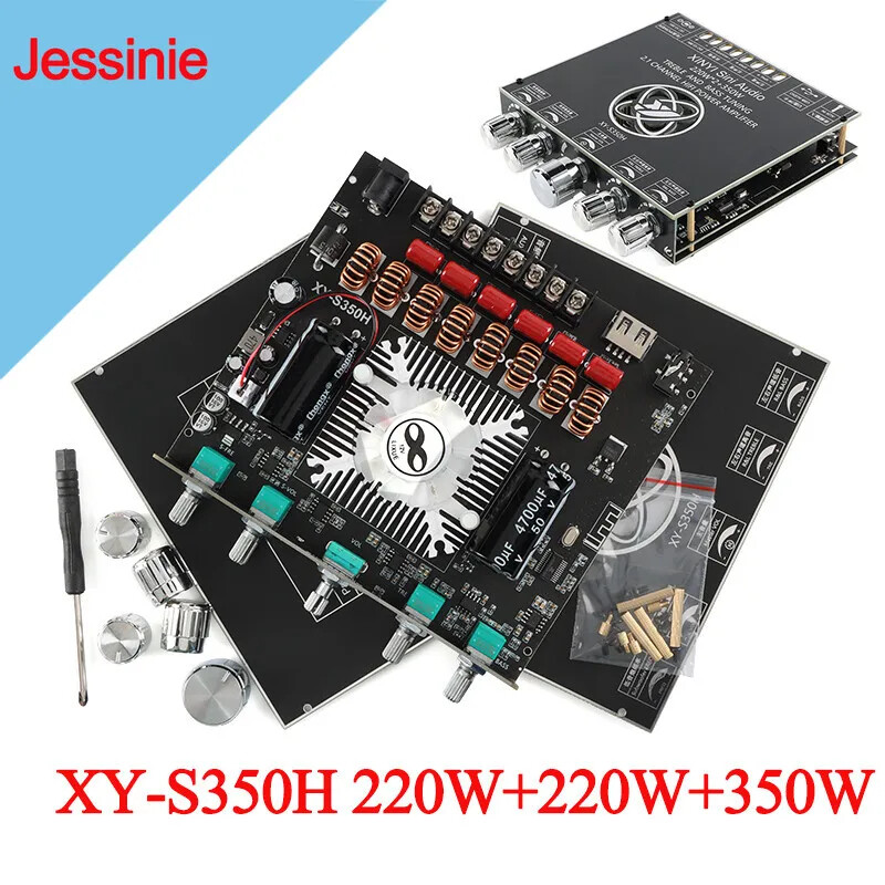 XY-S350H 570W 2.1 Channel Amplifier Board Bluetooth 5.1 AUX | eBay