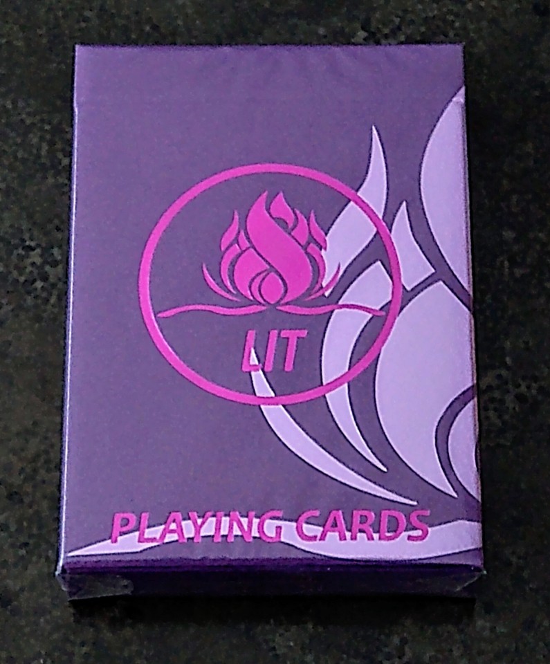 LIT v1 Private Reserve Purple GILDED Playing Card Deck New/Sealed Doc's ...