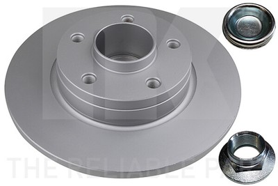 2x Brake Discs Pair Solid fits RENAULT TRAFIC Mk2 2.5D Rear 2001 on ...