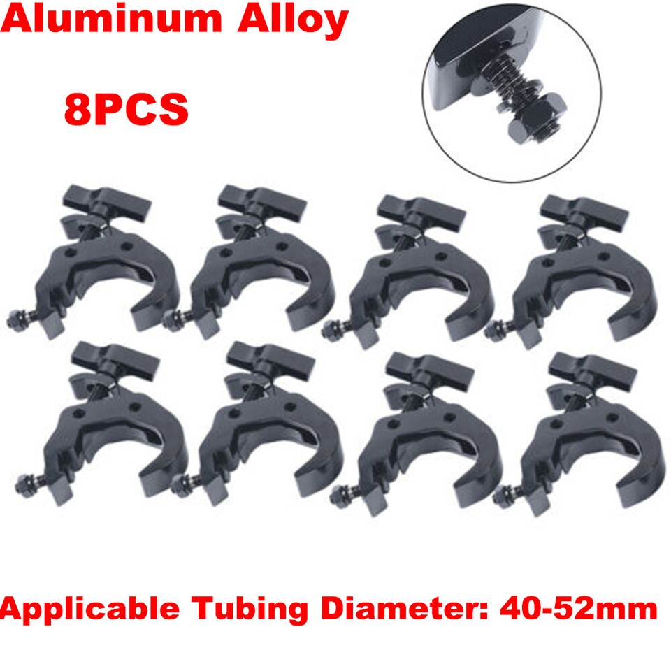 8Pcs Stage Par Light Clamps Hook Aluminum Alloy Truss Clamp Heavy Duty ...