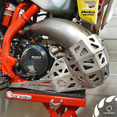 Skid Plate with Pipe Guard fits Beta 250 300 RR 2020-2022 + Linkage ...