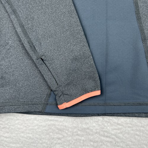 Nike Pro Dri Fit Stay Warm Pullover Training Long Sleeve Shirt Gray ...