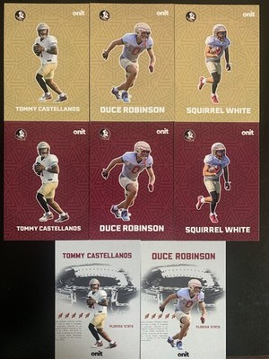 2025 Onit Florida State Thomas Castellanos Duce Robinson Squirrel White ...
