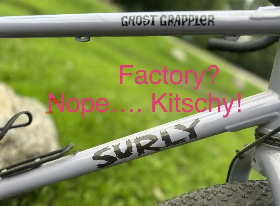 5pc Surly Pacer Vinyl Decal Set Many Sizes Of “Pacer” (Fork Decals Also ...