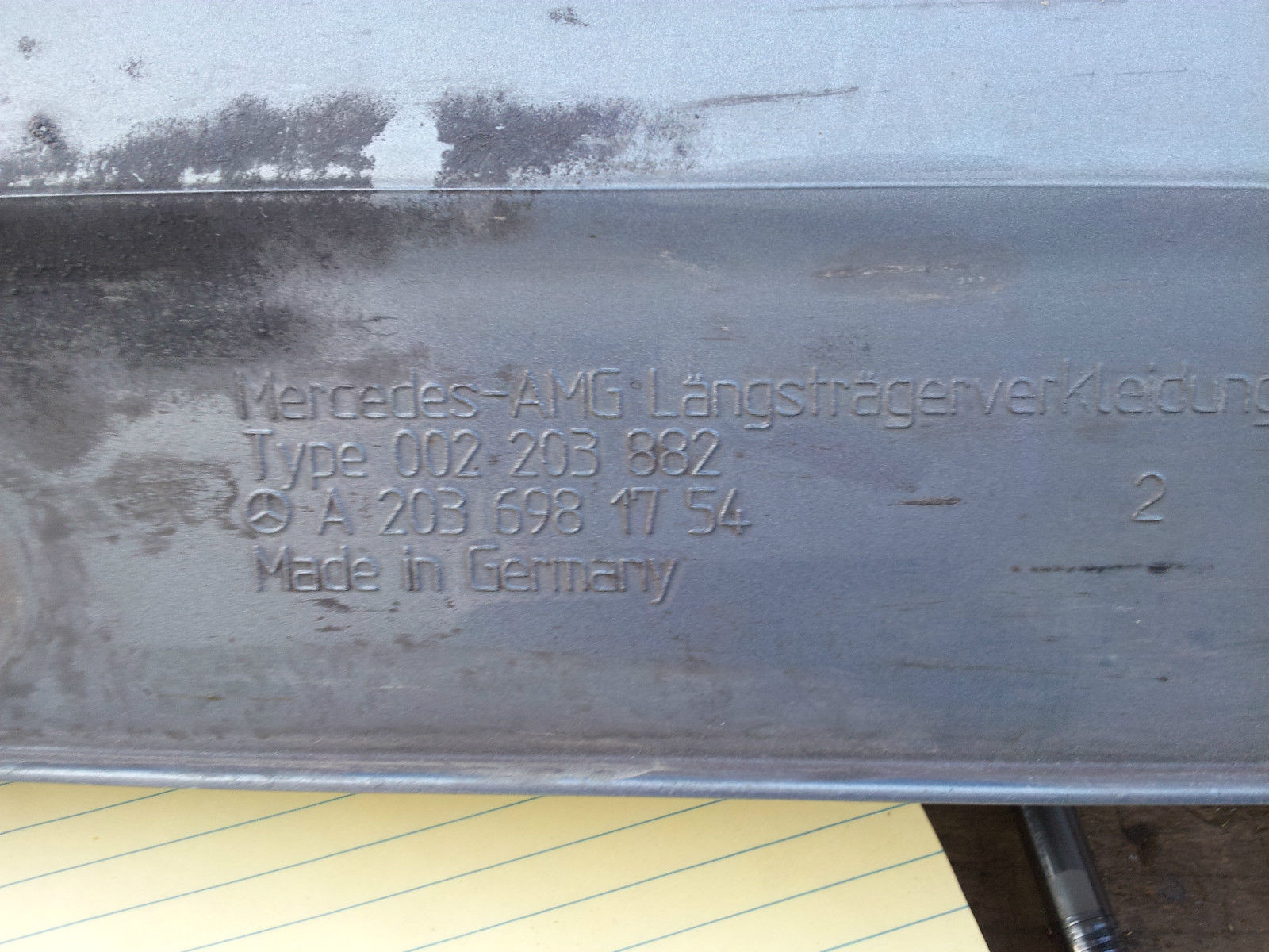 MERCEDES+BENZ+C-class+Driver+Side+Rocker+Panel+Moulding+A2036981754 for ...