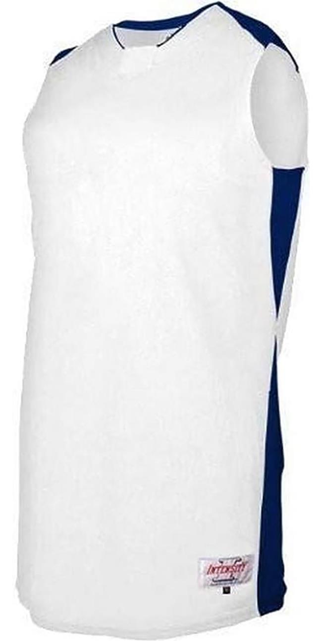 Intensity Men's Diamond Basketball Jersey, White/Navy, XX-Large | eBay