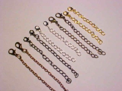NECKLACE BRACELET ADJUSTMENT CHAIN EXTENSION EXTENDOR 5-DIFFERENT ...