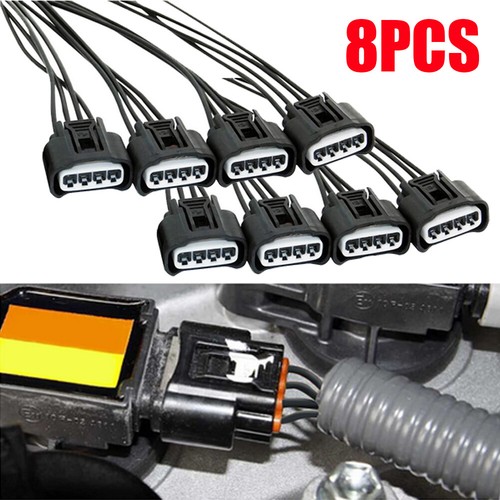8PCS Ignition Coils connector Plug Harness for Lexus RX350 Toyota Camry ...