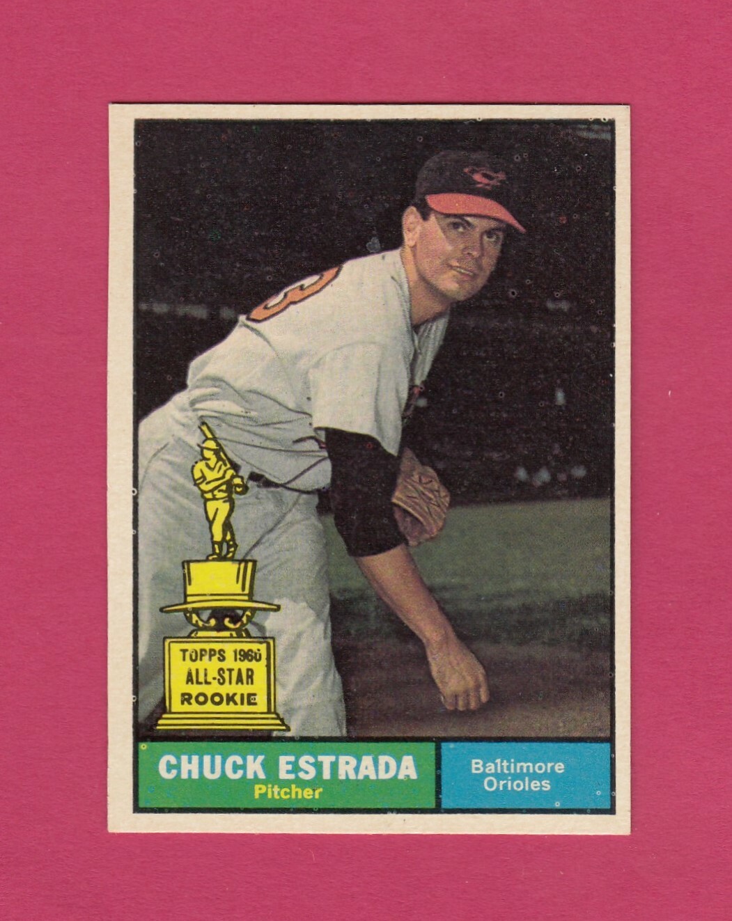 1961 Topps # 395 Chuck Estrada -- Orioles (EX) Box 739 | eBay