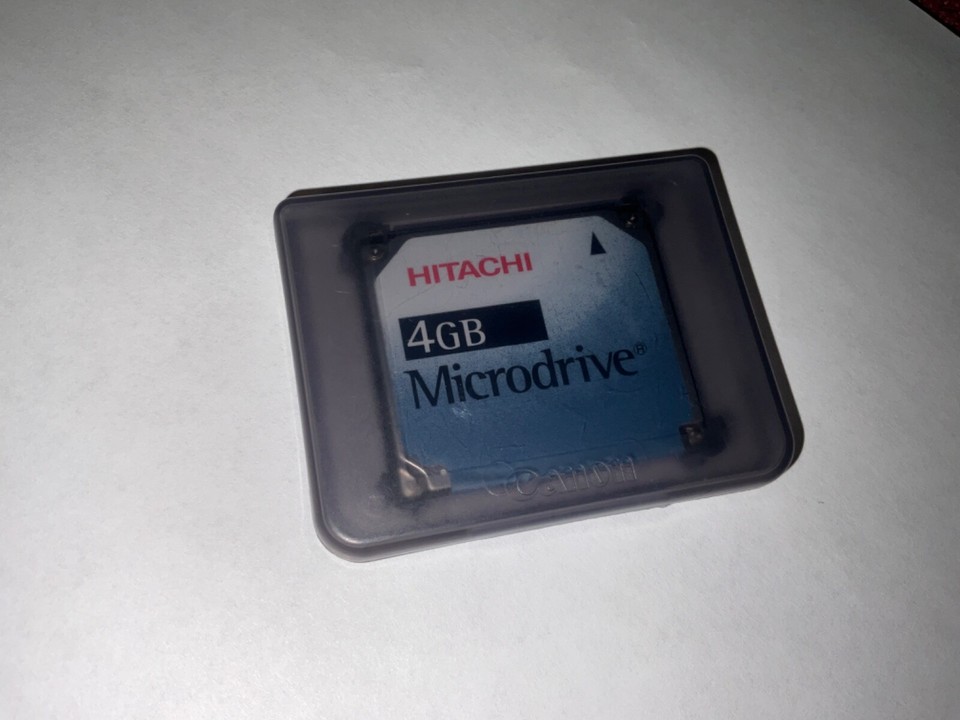 1pcs 4GB HITACHI Microdrive Compactflash CF TYPE II memory card NIKON ...