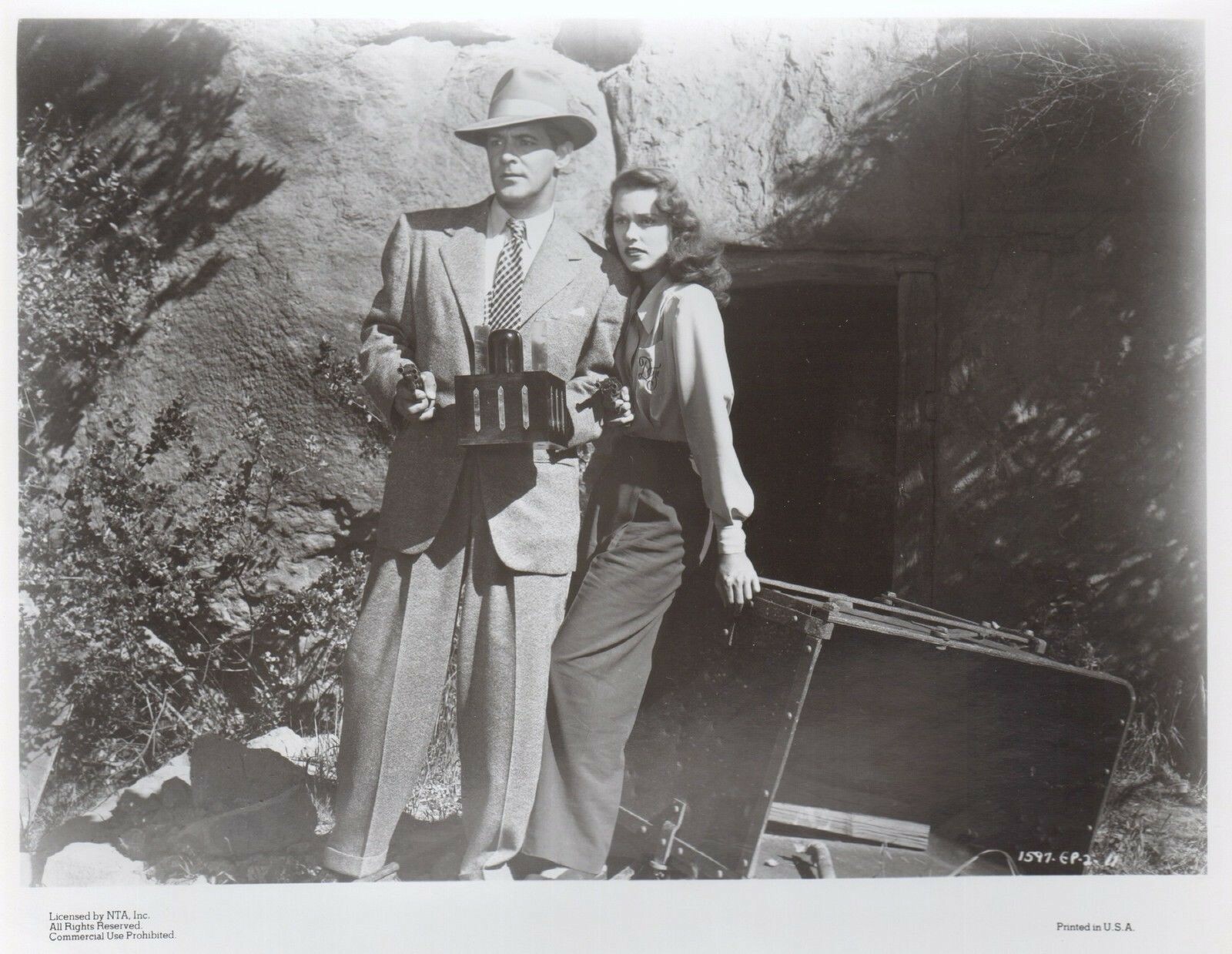 8”x10” b&w still serial, CRIMSON GHOST (1946) #2, Linda Stirling ...