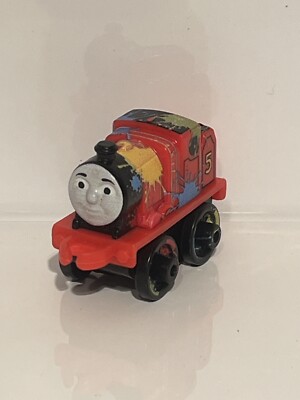 THOMAS & FRIENDS Minis Train Engine 2015 NEON James #63 | eBay Australia