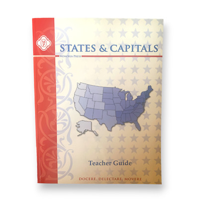 Memoria Press States and Capitals United States Geography Teacher Key ...