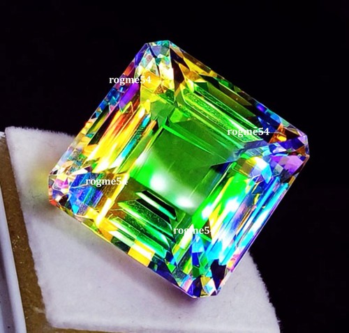 Mystic Quartz Square Shape Certified Loose Gemstone 250+ Ct With Free ...