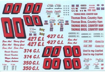 Plastic Performance Products #00 Thomas Bros Country Ham 1965 & 1969 1/ ...