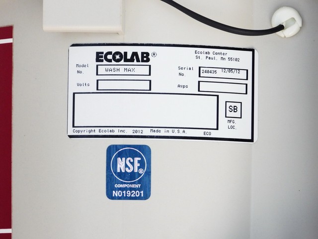 Ecolab Vanguard Wash Max Clean Dispensing System 92371103 for sale ...