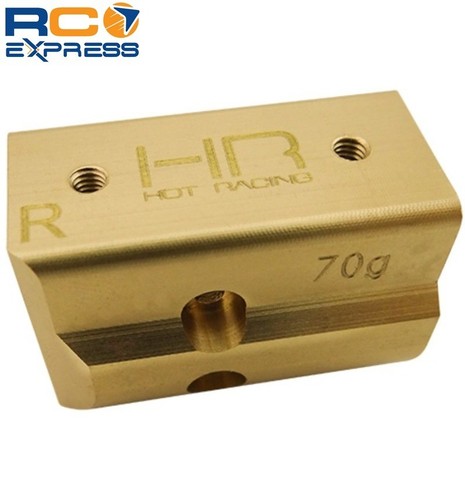 Hot Racing Axial SCX10 II 2 Brass AR44 Axle Weight 70g (2) SCXT12AW | eBay