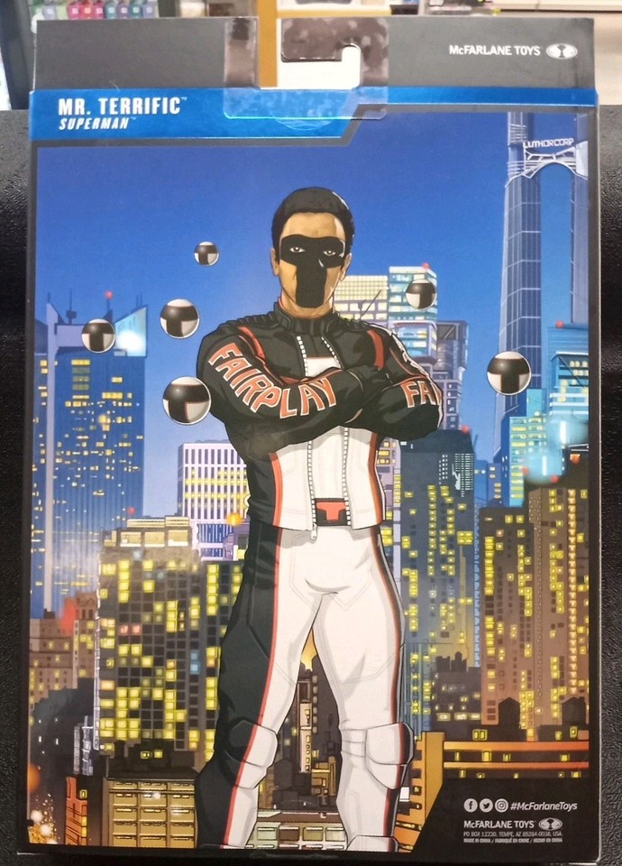 DC Multiverse Superman Deluxe Theatrical Edition Mr. Terrific Red ...