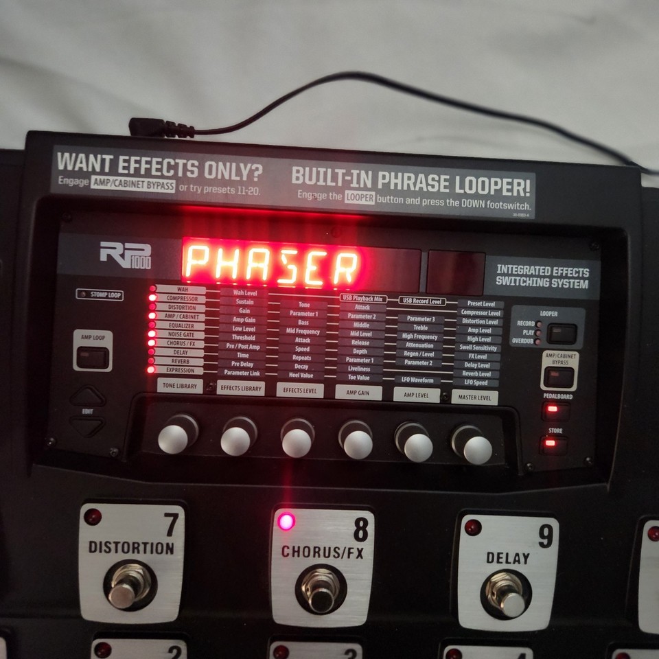 DIGITECH RP1000 [SN 1000362] multi effects guitar effect pedal ...