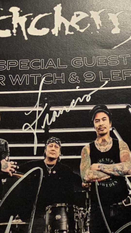 Buckcherry Hellbound Tour Autographed Signed Chickasha OK Concert ...