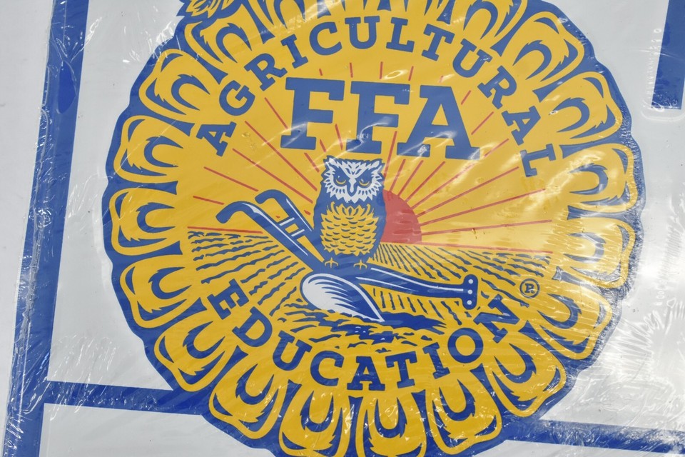 FFA Member Lives Here Future Farmers Of America Embossed Tin Sign Metal ...