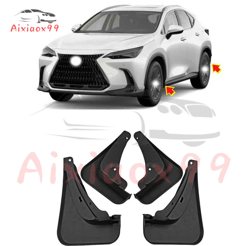 4* black Genuine Front & Rear Splash Guards Mud Flaps For 2022-2025 ...