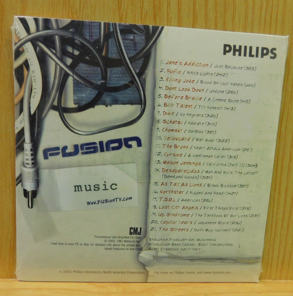 Various Artists Philips Fusion Music CD Promo 21 Tracks 2003 New Sealed ...