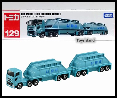 TOMICA 129 UBE INDUSTRIES DOUBLES TRAILER TOMY 2020 September New Long ...