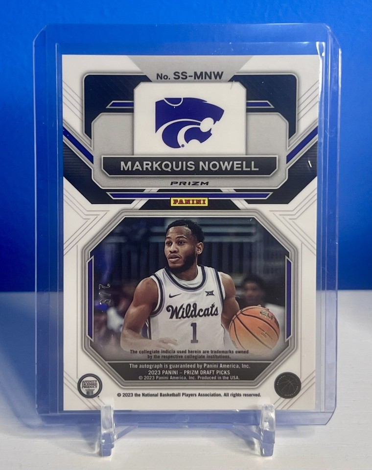 2023-24 Panini Prizm Draft MARKQUIS NOWELL Red Shimmer AUTO Autograph ...