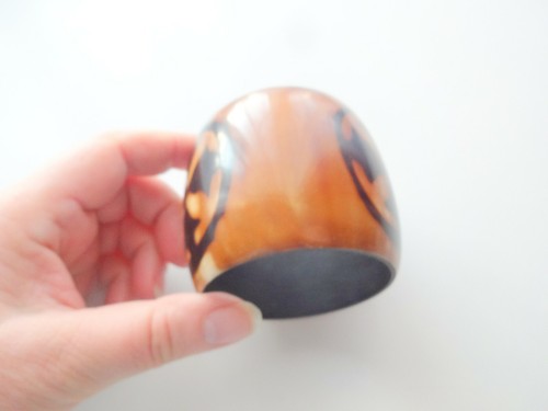 Vtg Stunning Monies Gerda Lynggaard Cotic Cross Horn Massive Bangle ...