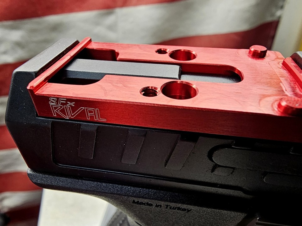 Canik TP9, Combat Elite, Rival, Optic plate RMR SRO Holosun 508T 507CX2 ...