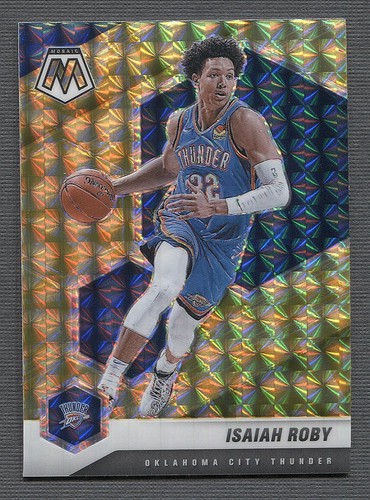 2020 Panini Mosaic Mosaic Reactive Yellow #24 Isaiah Roby | eBay