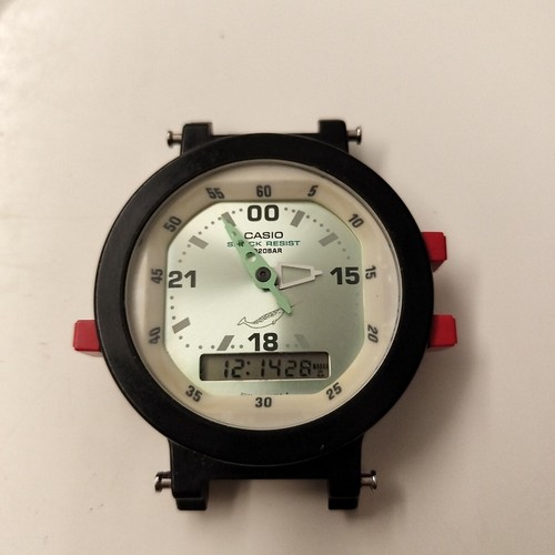 Casio AW-550 Watch G-SHOCK Digital Black Vintage Rare Quartz Japan ...