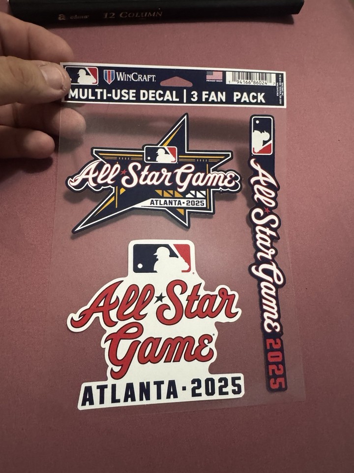 2025 MLB All Star Game Set Of 3 Logo Decals WINCRAFT | eBay