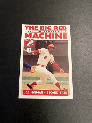 Joe Morgan 1996 Klosterman Reds Stadium Giveaway Cincinnati | eBay