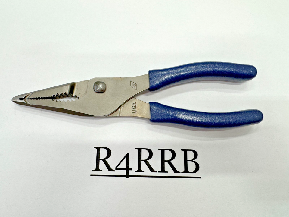 Snap-on Tools USA NEW POWER BLUE 7" Long Nose Slip Joint COMBO Pliers ...