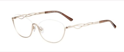 Prodesign Denmark 5163 2011 GOLD EYEGLASSES CAT EYE HALF-RIM FRAME 57 ...