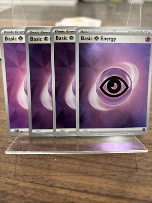 Basic Psychic Energy SVE 013 Pokemon Prismatic Evolutions 3 Reverse ...