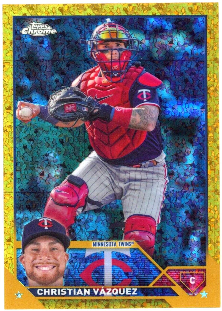 2023 Topps Chrome Update Series - Christian Vazquez #USC190 Gold Mini ...