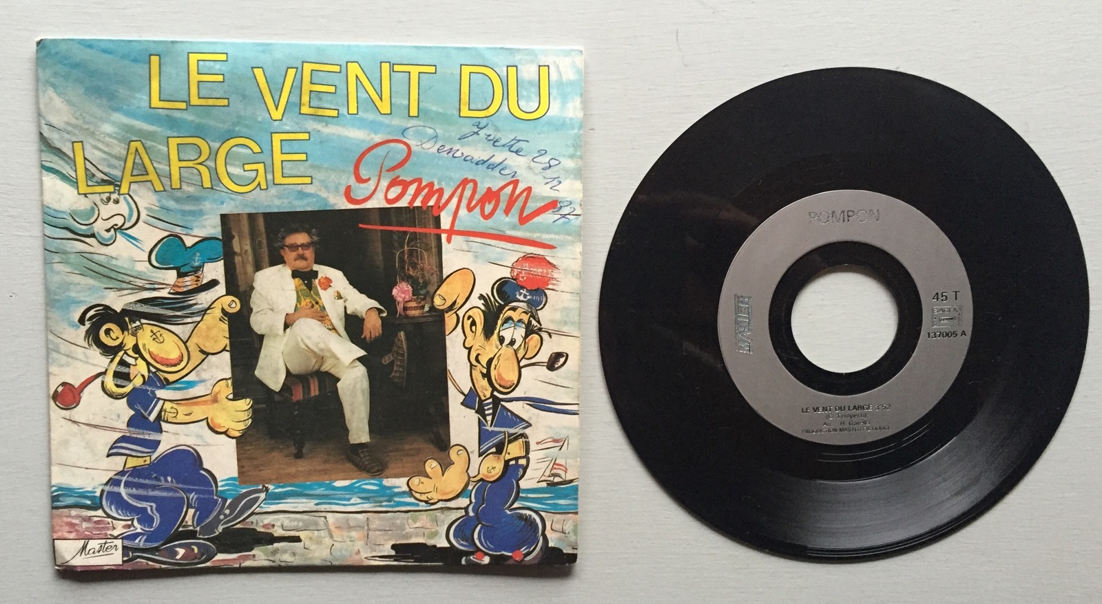 Ref438 Vinyle 45 Tours Le Vent Du Large Pompon | eBay
