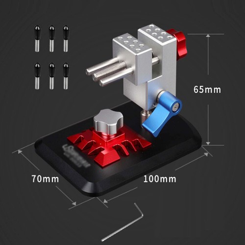 360° Rotating Precision Bench Clamp Aluminum Table Vise Screw Fixture ...