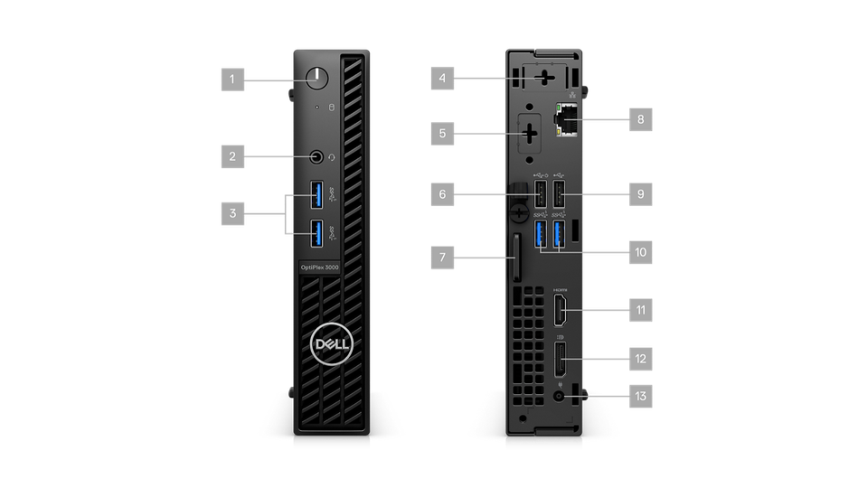 NEW Dell OptiPlex 3000 Micro Hexa 6 Core i7 12700 4.90GHz 4TB PCIe SSD ...