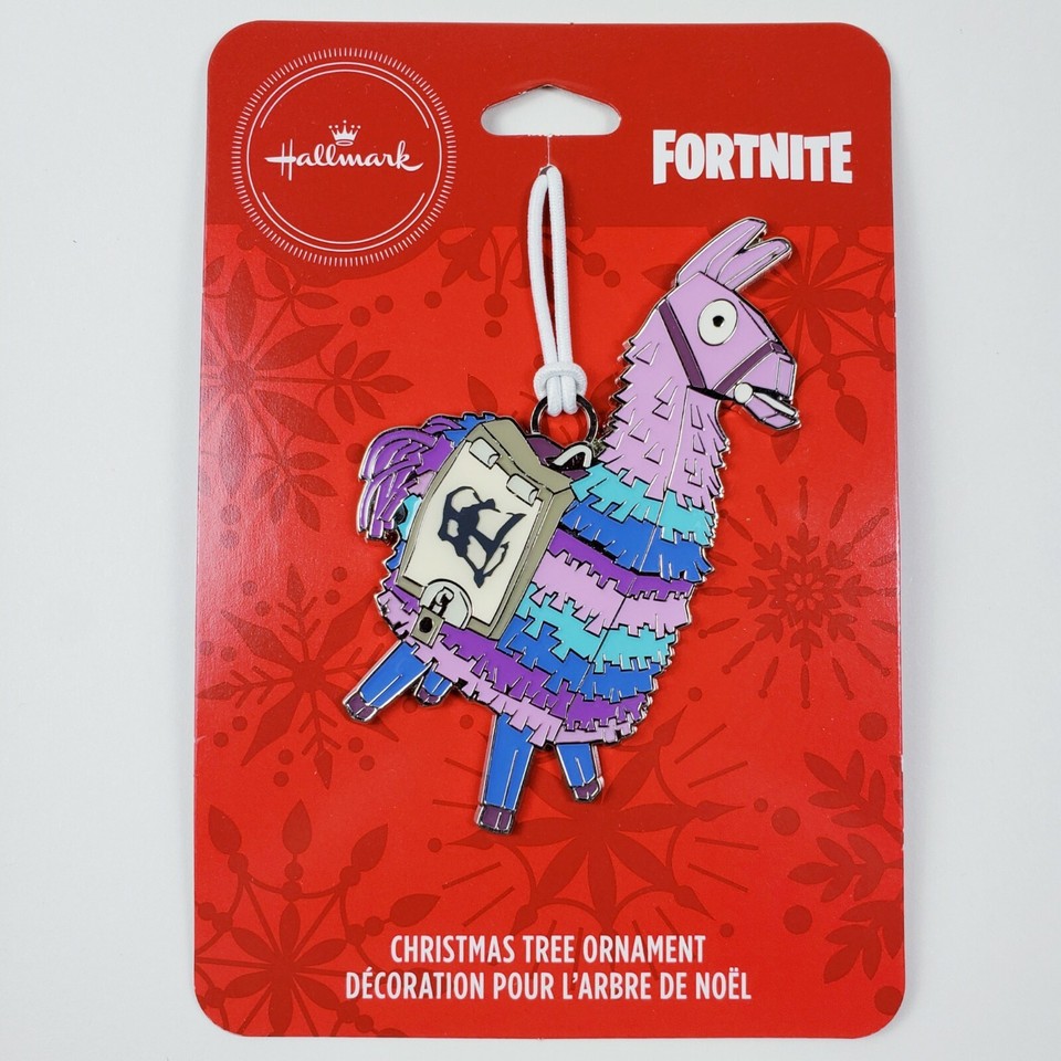Hallmark 2020 Fortnite Loot Llama Ornament Christmas Tree Metal Enamel ...