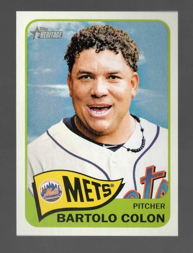 2014 Topps Heritage #221 Bartolo Colon Near mint or better | eBay