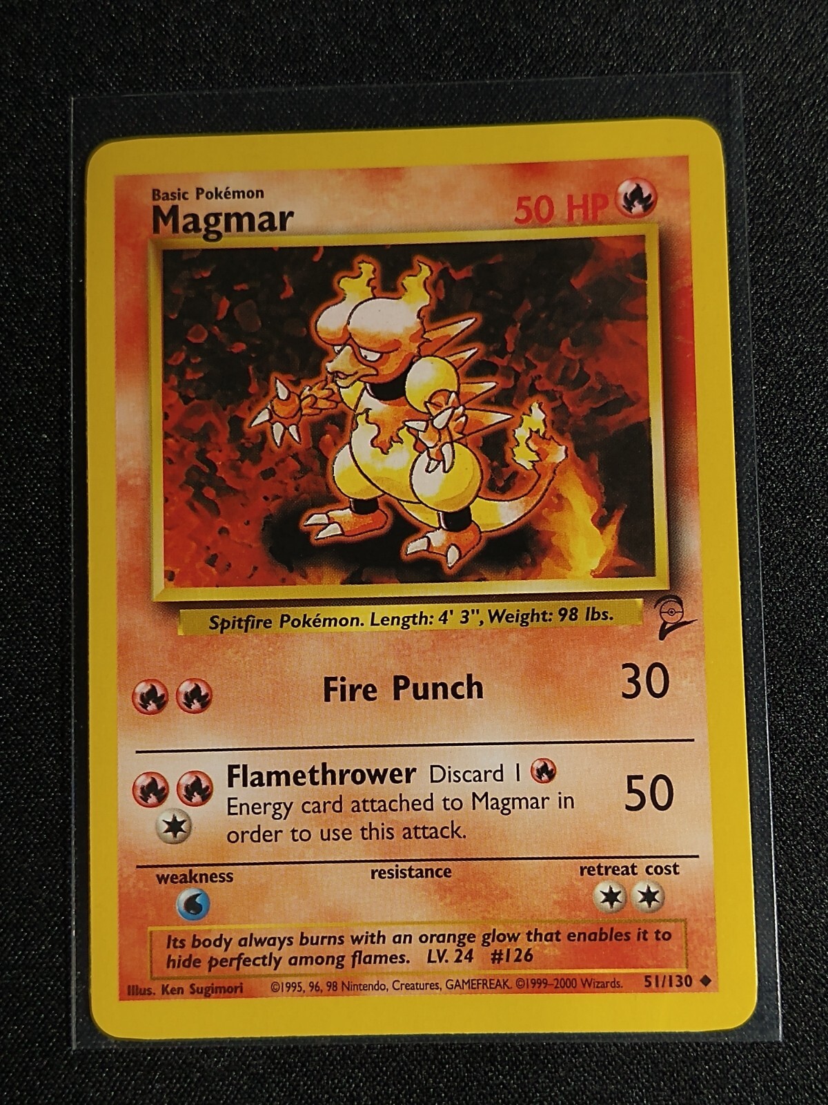 Pokémon Magmar 51/130 Uncommon Base Set 2 NM | eBay
